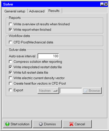 36.14.1. Using the Solve Panel to Set the Solver Controls