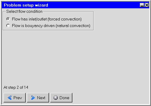 8.5. Problem Setup Wizard
