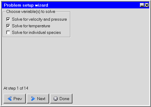 8.5. Problem Setup Wizard
