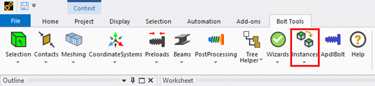 5.5. Bolt Tools Instance Manager
