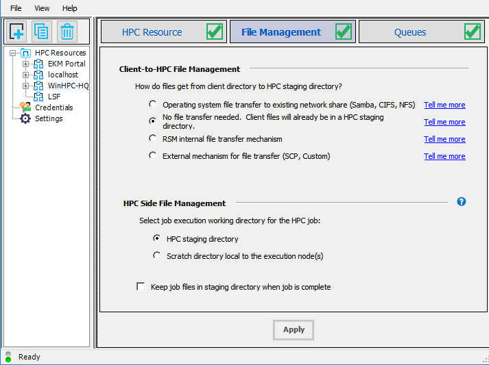 2. Setting Up Client-to-HPC File Transfers