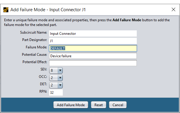 6.1. Design Failure Mode and Effects Analysis (DFMEA)
