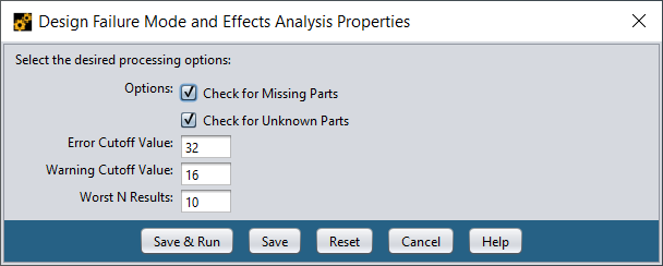 6.1. Design Failure Mode and Effects Analysis (DFMEA)