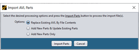 4.5. Approved Vendor List (AVL)
