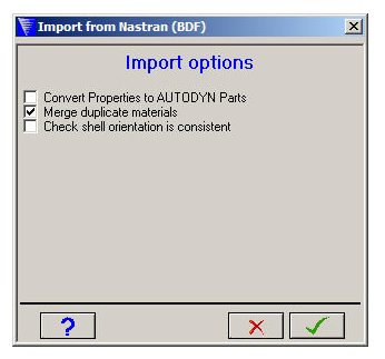 2.2.4. Pull-Down Menu - Import - Nastran