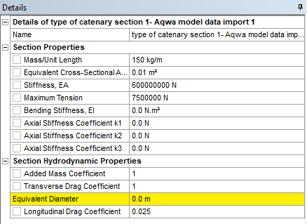 5.12. Aqwa Model Data Import