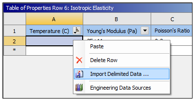 Importing Tabular Data
