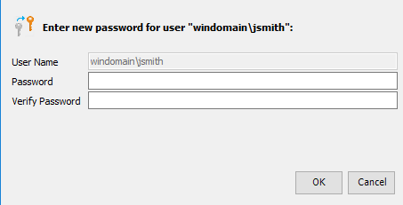6.3. Changing an Account Password