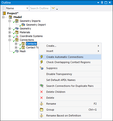 9.6.8.1. Contact Setup and Verification