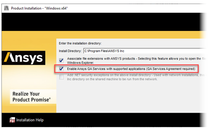 Ansys Quality Assurance Effort