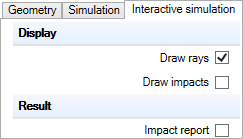 Adjusting Interactive Simulation Settings