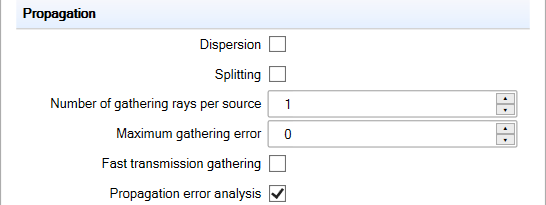 Performing a Propagation Errors Analysis
