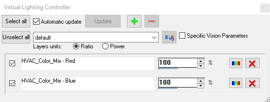 Understanding the Virtual Lighting Controller Parameters