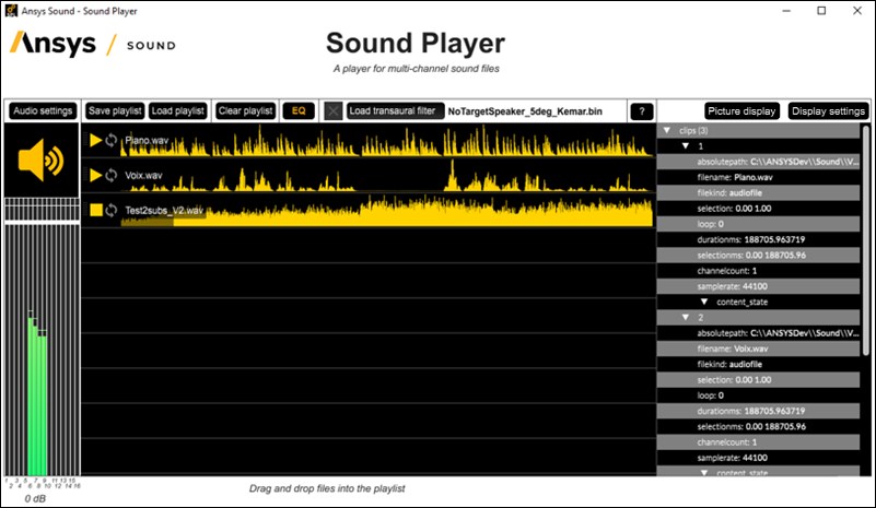 3D Sound Player Overview