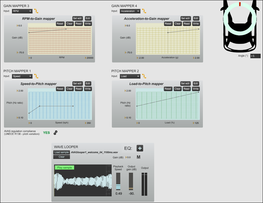 Configuring an AVAS Sound Function