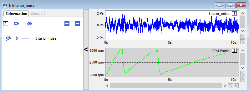 Displaying an RPM Profile