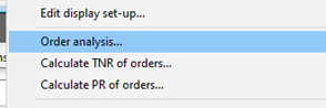 Displaying Order Levels in a Graph