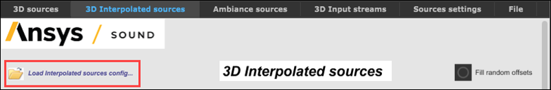 3D Interpolated Sources
