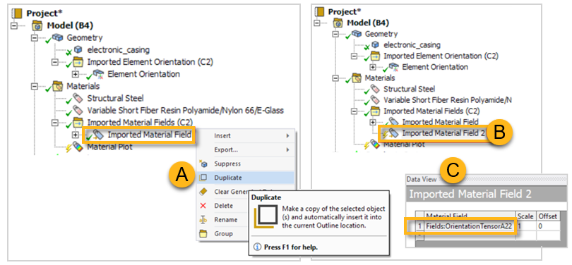 1.3. Import and Map the Fiber Orientation Tensor in Mechanical