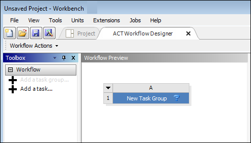 ACT Workflow Designer