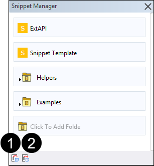 Snippet Creation and Management