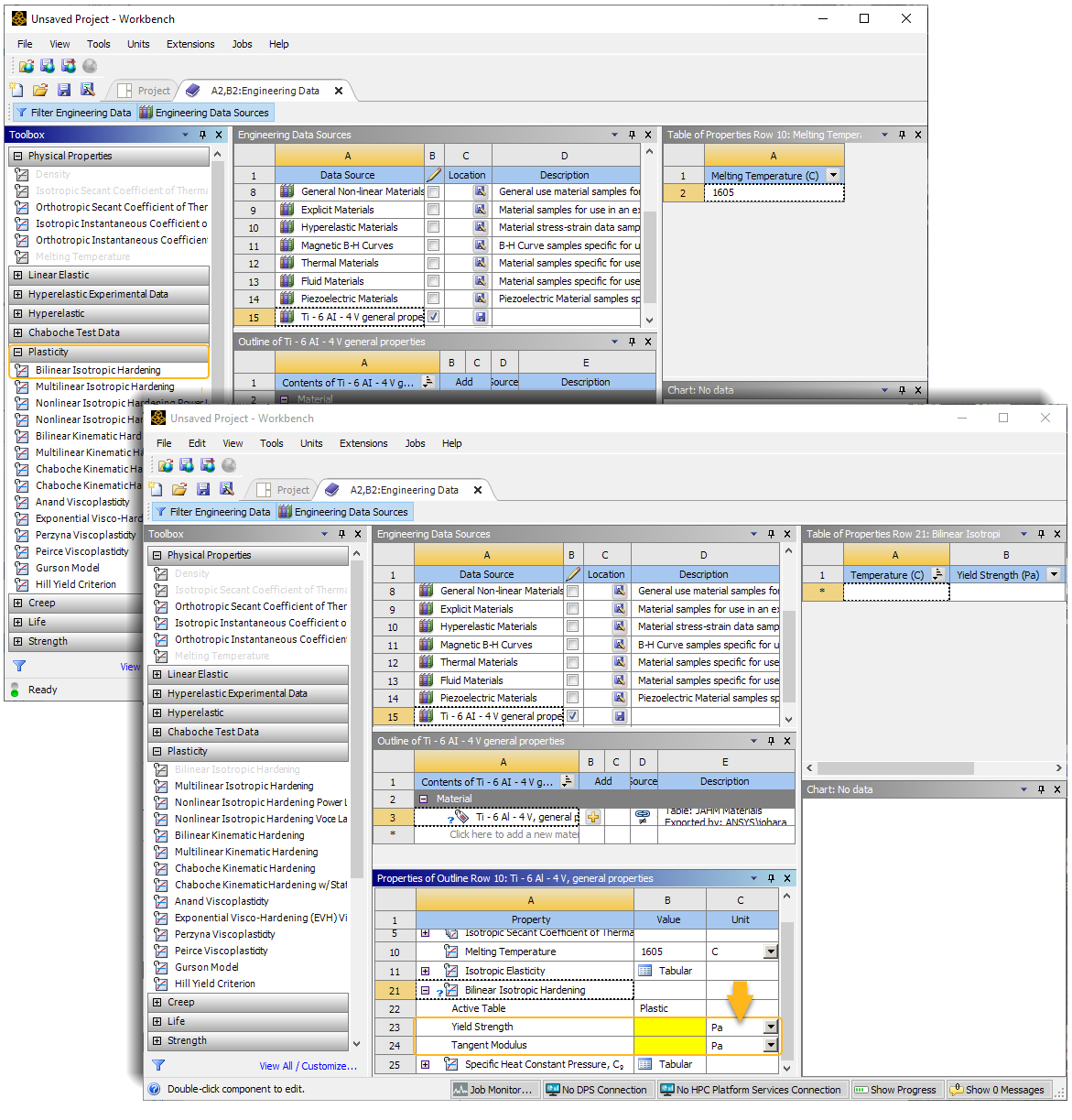 6.3. Using JAHM Temperature-Dependent Material Data in AM Simulation