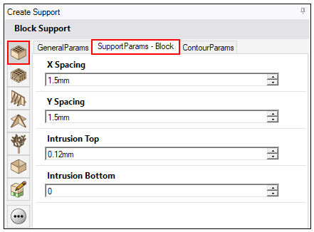 5.4.2. Parameters for Block Supports