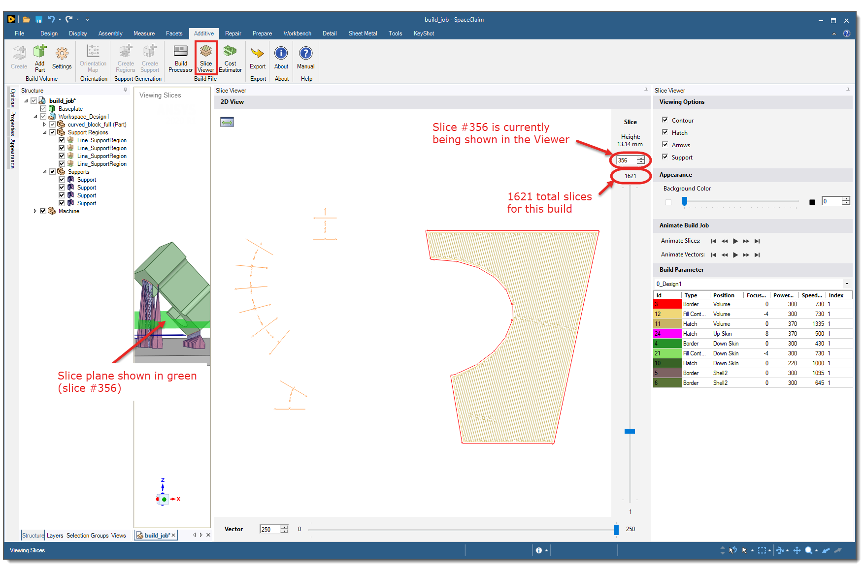 Chapter 7: View the Build File with the Slice Viewer