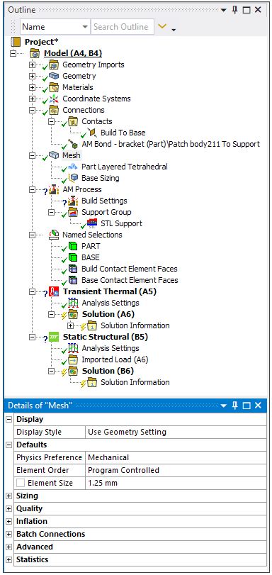 3.5. Complete Wizard Step 1 - Model Setup