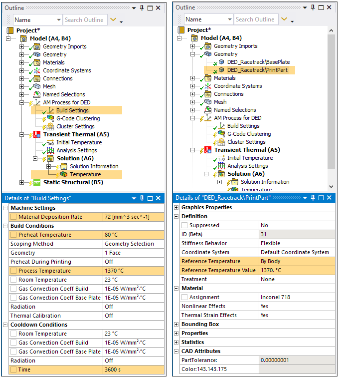 4.9. Wizard Step 5 - Define Build Settings and Thermal Boundary Conditions