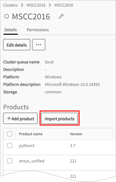 Importing Products