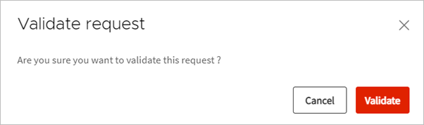 Managing Validation Requests