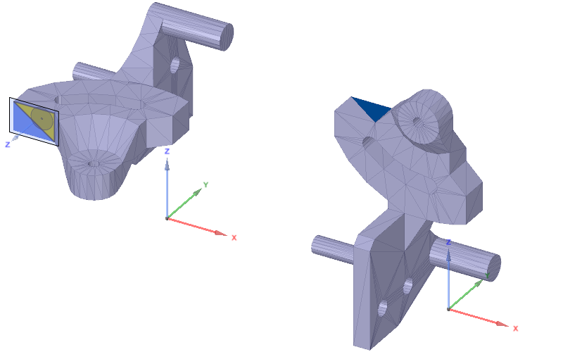 Orienting a Faceted Body