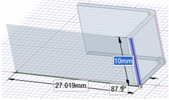 Sketching a Line in Sheet Metal