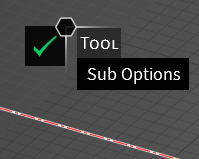 Tool Options Sections