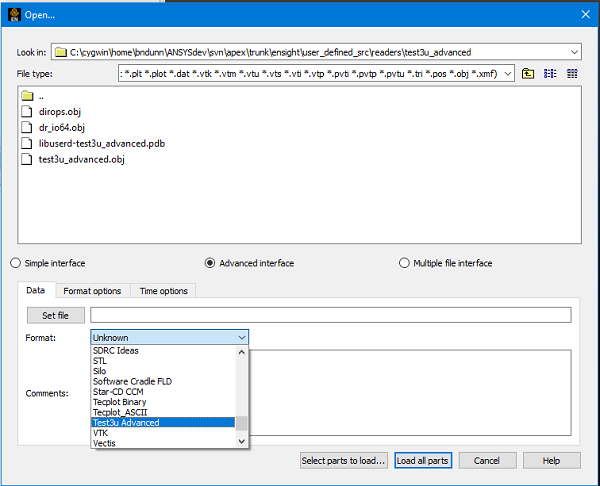 4.9. Define and Utilize the User Defined Reader GUI Options