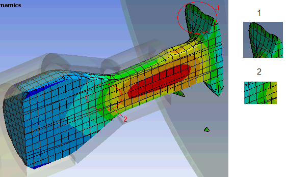 6.5. Euler Domain in Explicit Dynamics Analyses