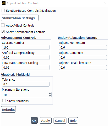 Chapter 30: Using the Adjoint Solver – 2D Laminar Flow Past a Cylinder