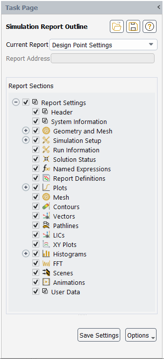 46.8. Creating Simulation Reports for Design Points and Parametric Studies