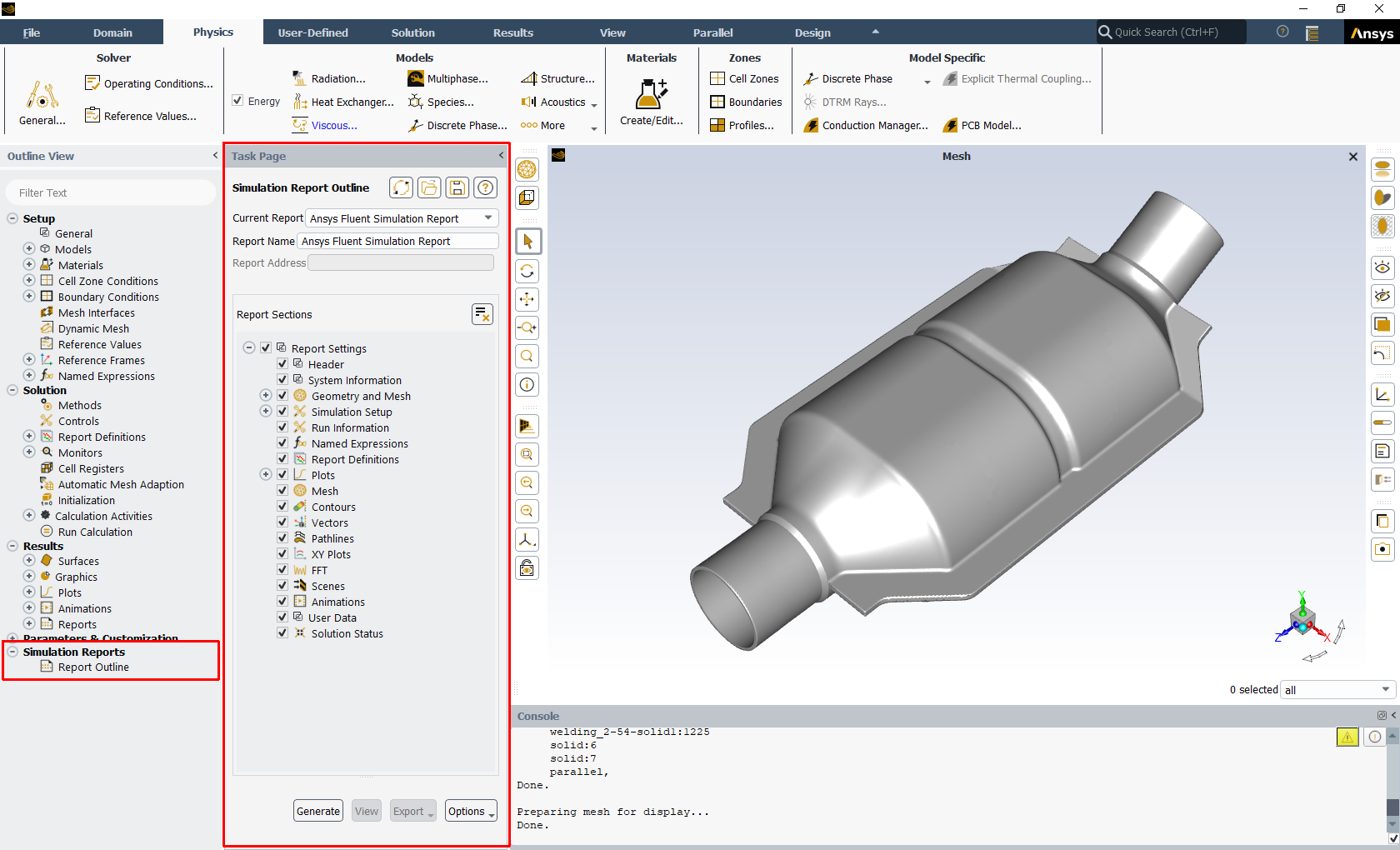 45.1. Overview of Simulation Reports