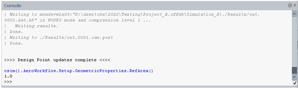 3.5. Fluent Aero Graphical User Interface