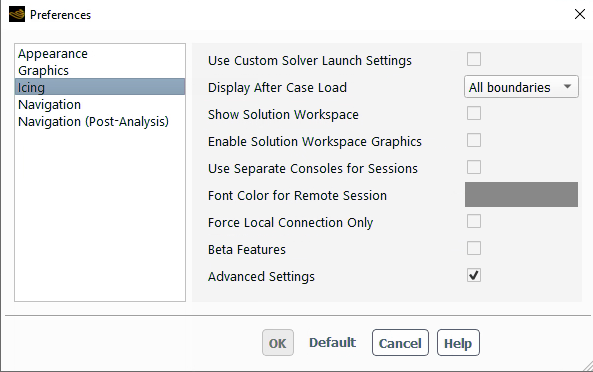 2.12. Preferences