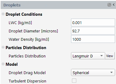 38.3. Fluent Icing Discrete Phase Model