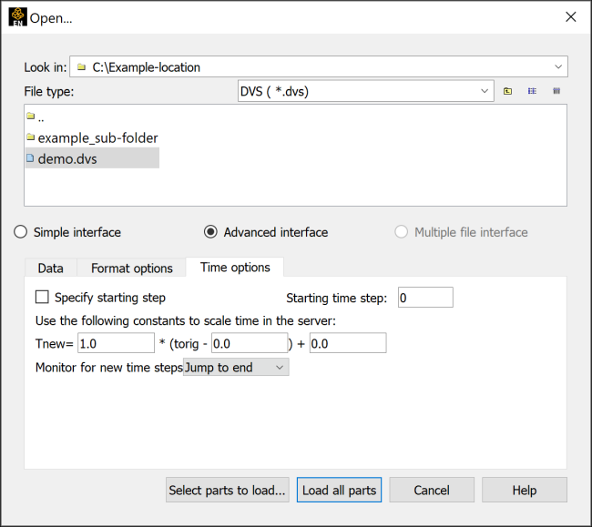 2.3. Live Connection to EnSight