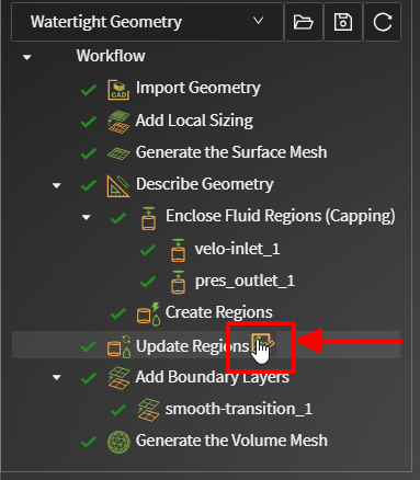 39.1. Accessing the Watertight Fluent Meshing Workflow Using the Web Interface