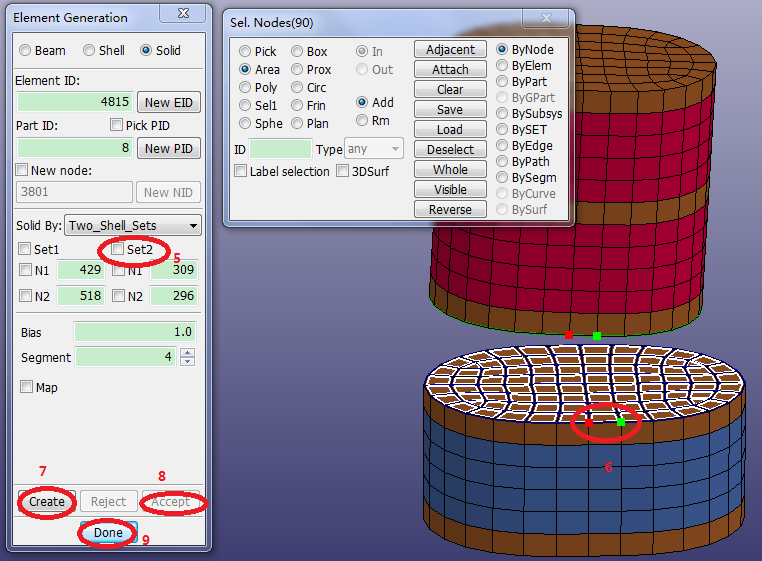 4.7. Generate Solid Elements Between Two Shell Layers