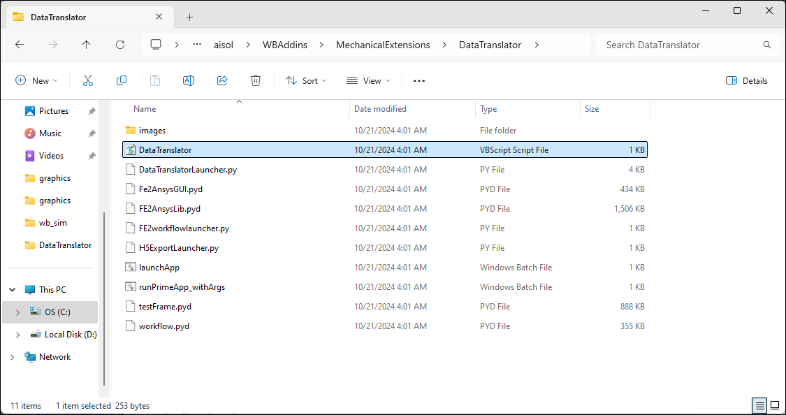 31.1. Accessing the Data Translator Application