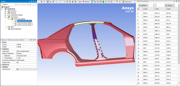 Chapter 17: Creating Spot Weld Groups
