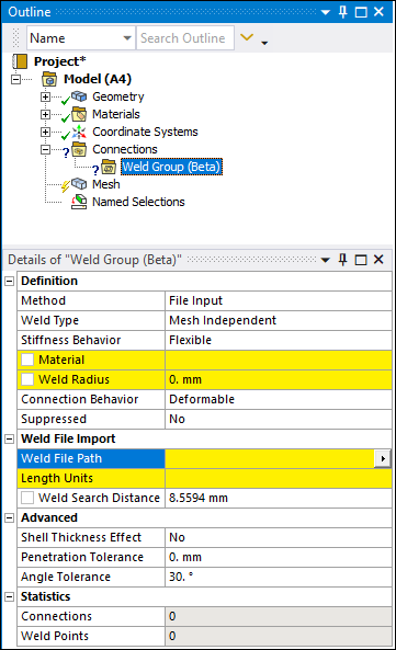 Chapter 17: Creating Spot Weld Groups