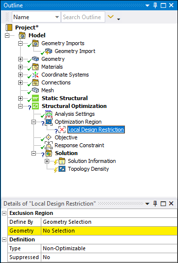 Local Design Restriction